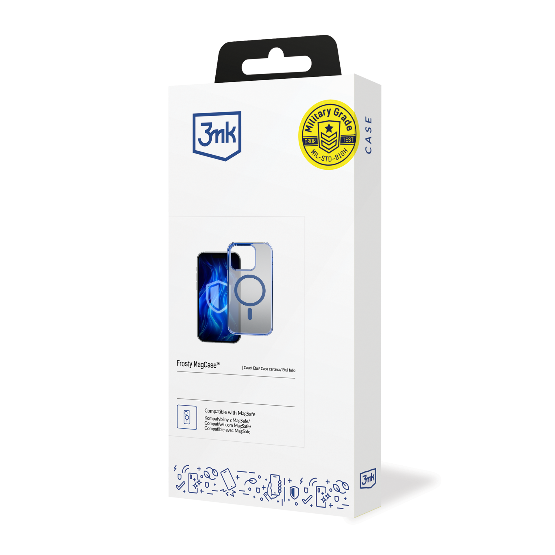 Apple iPhone 13 Pro - 3mk Frosty MagCase Blue - Arena.pl